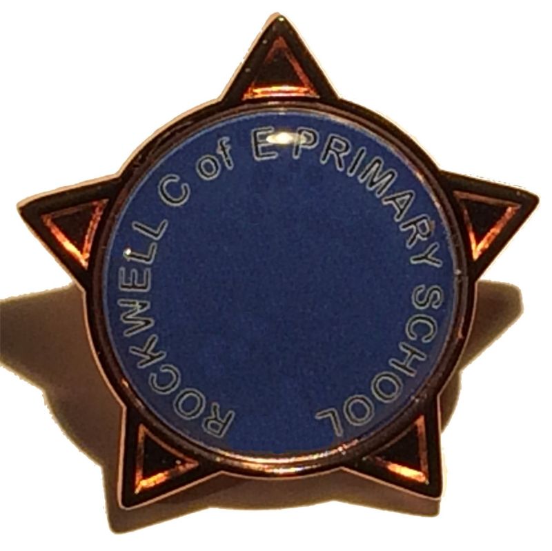 Custom Text Star Badge
